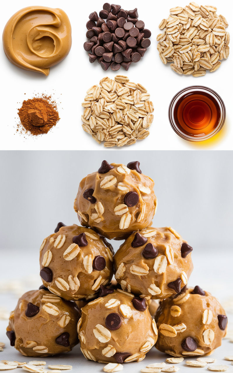 Energize Your Day: Easy No-Bake Oatmeal Peanut Butter Energy Bites ...