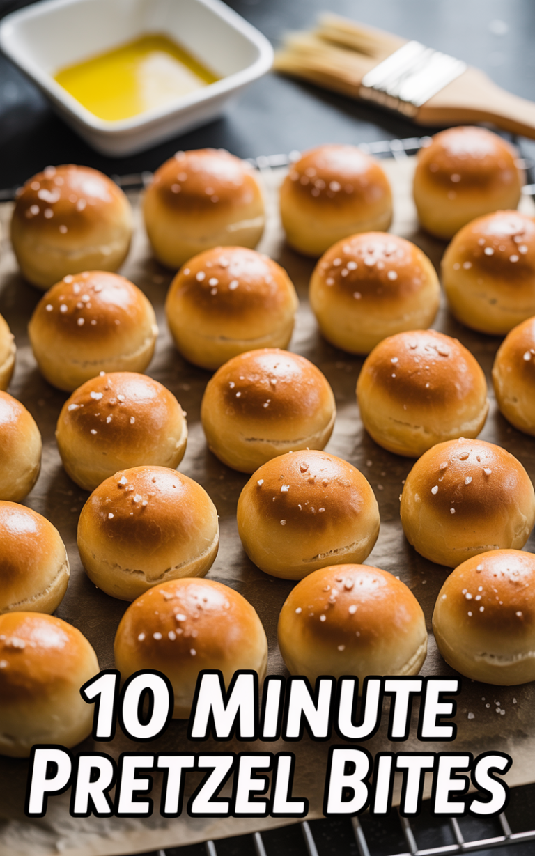10-Minute Pretzel Bites: Your Quick Fix for Chewy, Salty Bliss! - Snack ...
