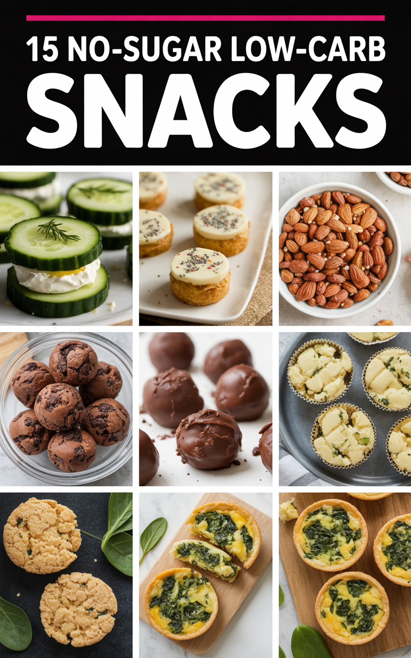 15 Irresistible No-Sugar Snack Ideas to Satisfy Your Cravings and Boost ...