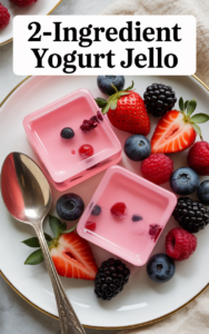 2-Ingredient Yogurt Jello: Effortless, Creamy, and Jiggly Delight ...