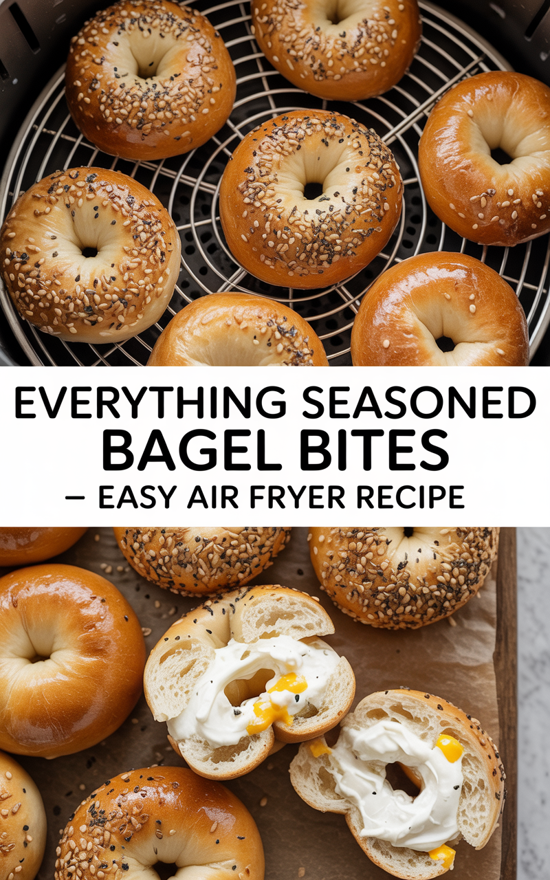 Air Fryer Everything Bagel Bites: The Perfect Bite-Sized Sensation ...