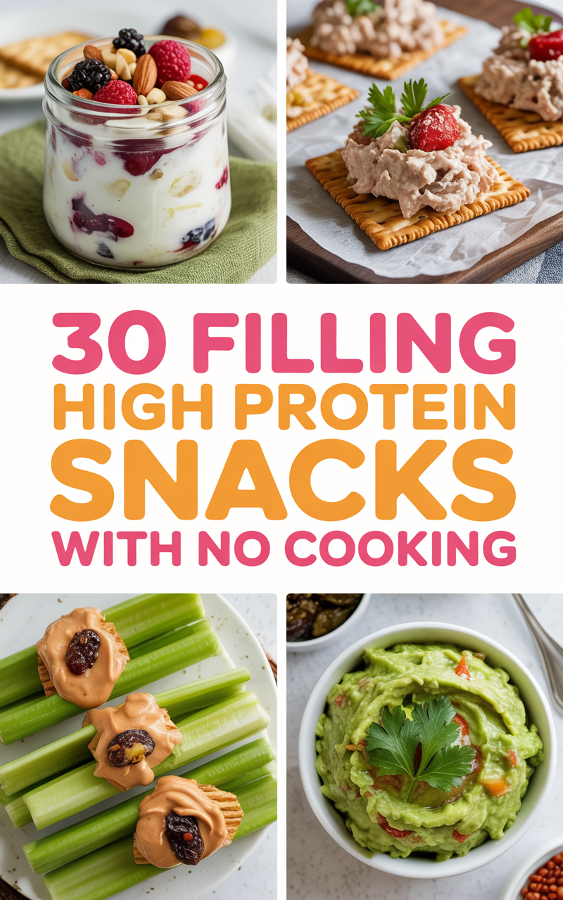 Effortless Energy: 30 No-Cook, High Protein Snacks for Busy Lifestyles ...