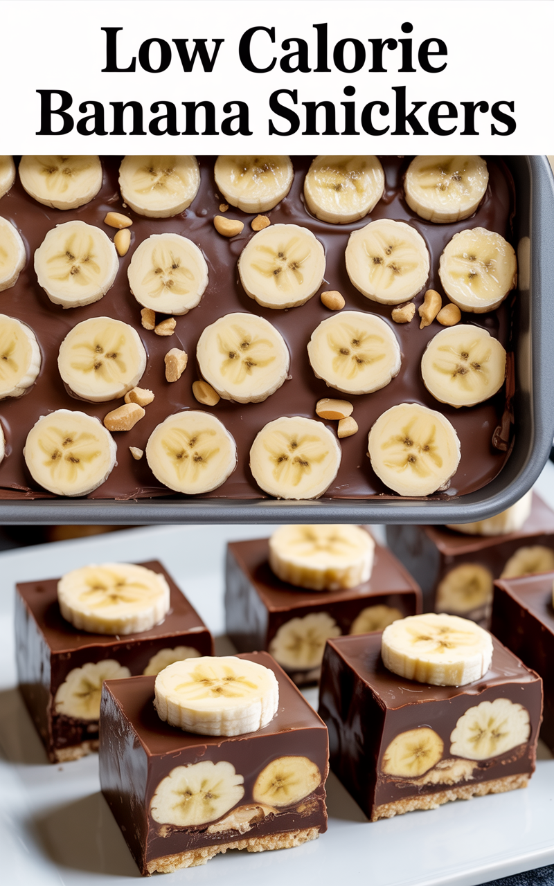 Guilt-Free Indulgence: How to Make Low Calorie Frozen Banana Snickers ...