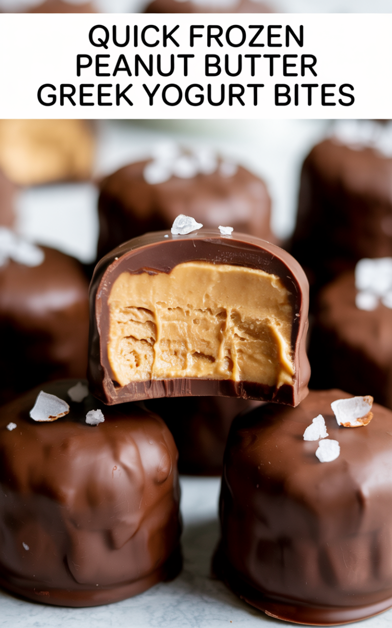 Protein-Packed Perfection: Indulge in Frozen Peanut Butter Greek Yogurt ...