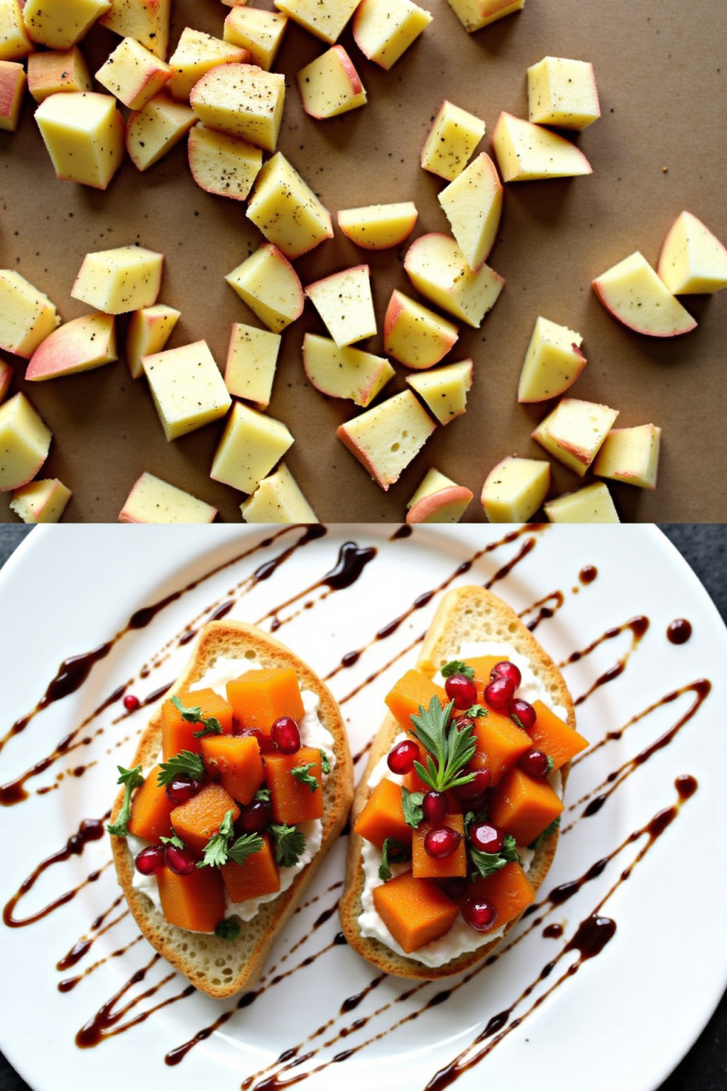 Autumn Harvest Bruschetta: Roasted Butternut Squash & Crisp Apple ...