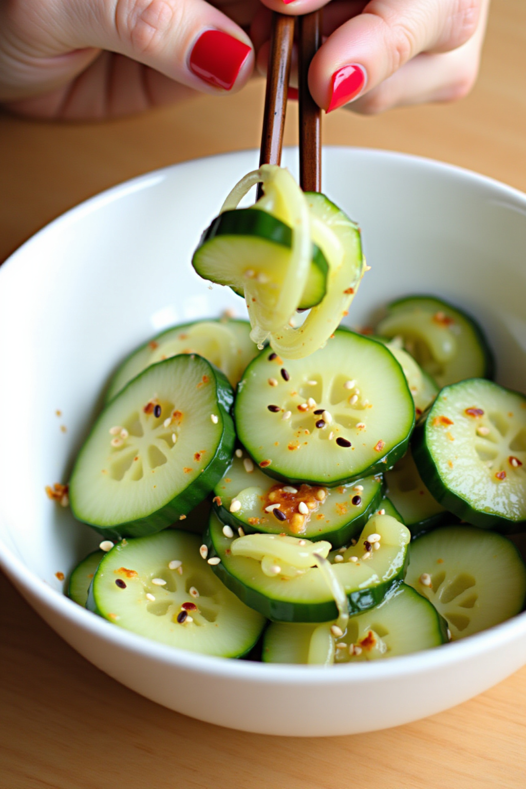 Crisp, Tangy & Viral: The Ultimate Low-Cal Cucumber Salad Experience ...